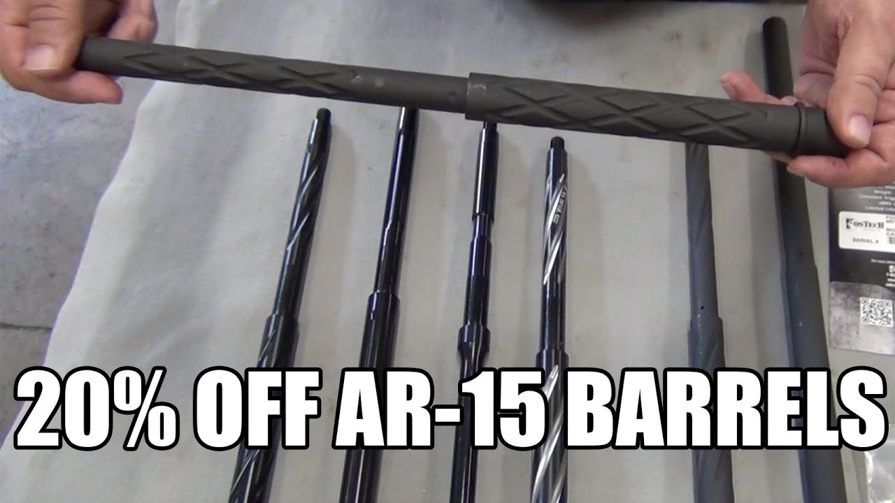 AR-15 Barrel Sale Starts Now! 140+ Different Styles & Types! - YouTube