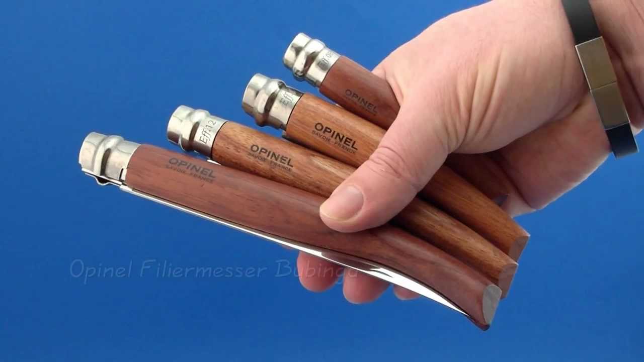 Opinel Filiermesser Bubinga - www.pizzini.at - YouTube