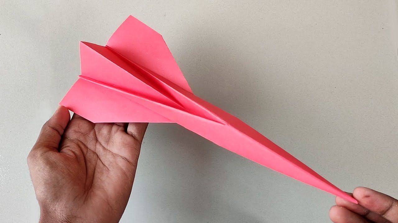 How to make a Concord Paper Airplane || Origami Plane || Paper Craft ...