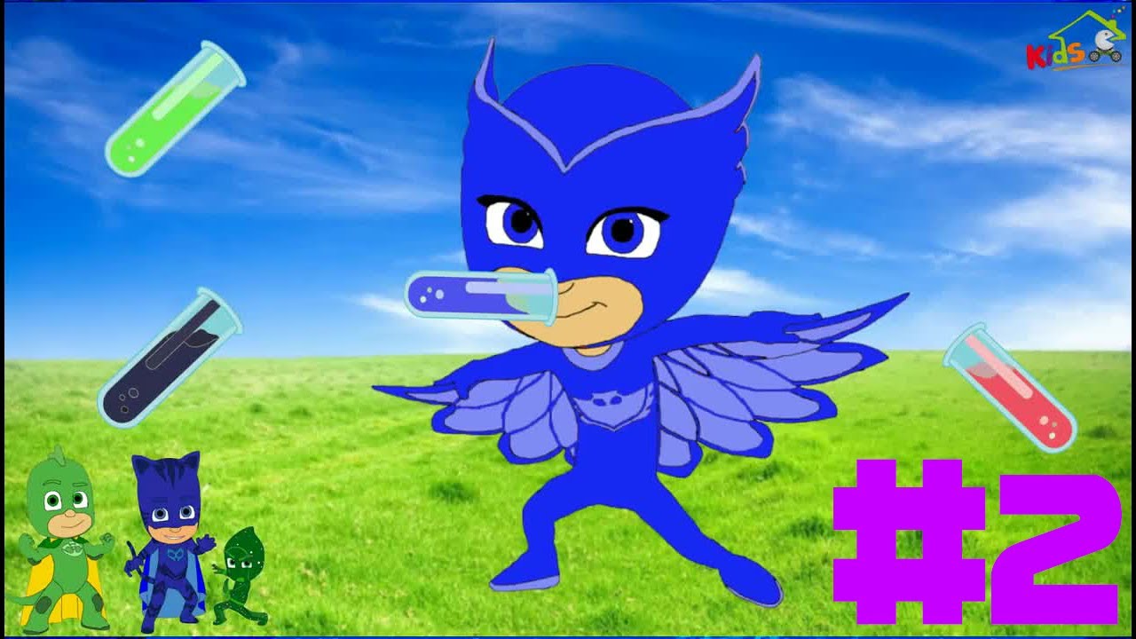 Pj Masks Mulan Kim Possible Wrong Eyes Wrong Color Family Finger Song ...