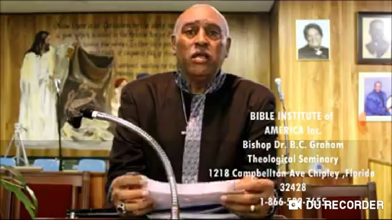 Dr. BC Graham, President of BC Graham Theological Seminary - YouTube