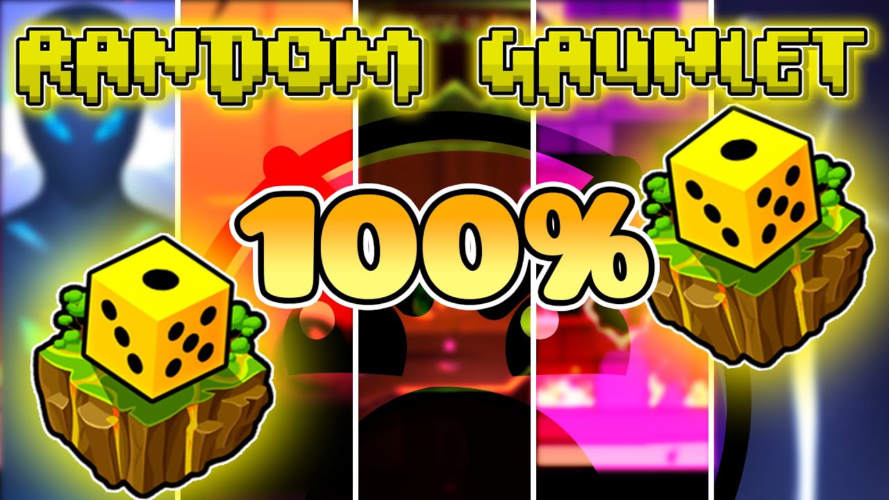 RANDOM GAUNTLET COMPLETED | Geometry Dash - YouTube