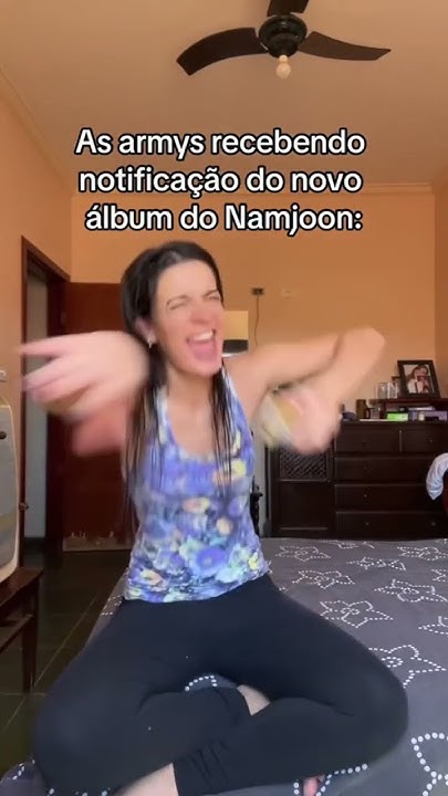 Eu Dei Um Grito Quando Chegou A Notificação Gnt Foi Exatamente Assim 🤣🤣 Humor Bts Namjoon