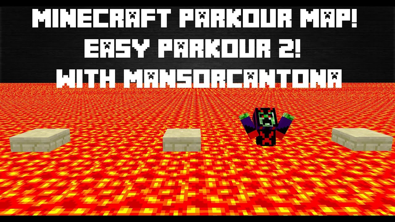 Minecraft Parkour Map!: Easy Parkour 2 - YouTube