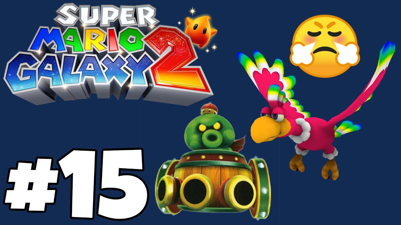 Super Mario Galaxy 2 - Episode 15: Fluzzard's Wild Battlefield Glide ...
