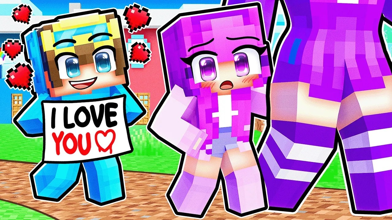 BABY NICO Has a CRUSH on BABY ZOEY in Minecraft! - YouTube