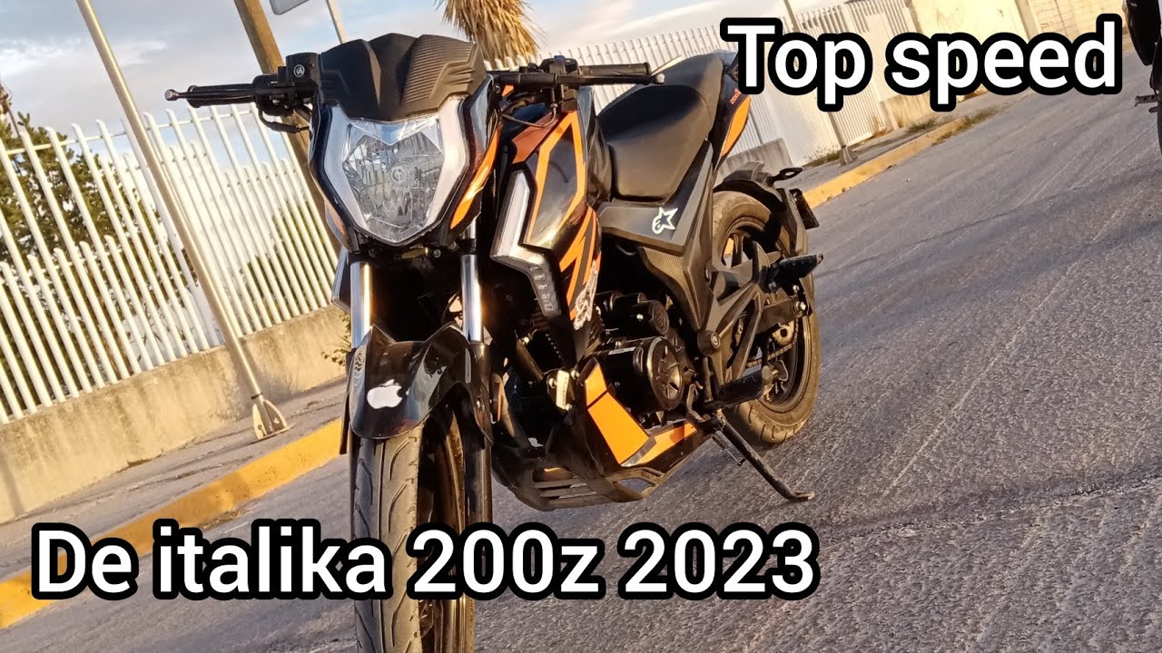 top speed de italika 200z 🏍️😉 - YouTube