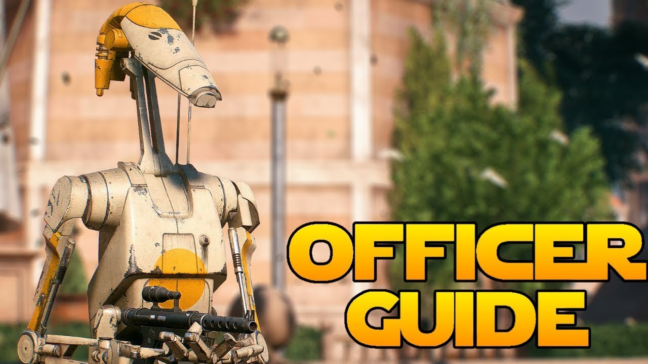 HOW TO USE OFFICER CLASS - Star Wars Battlefront 2 (Class Guide) - YouTube