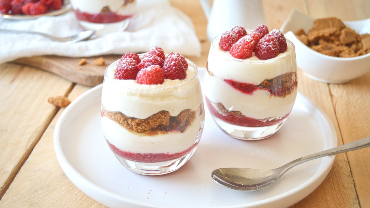 VERRINES TIRAMISU FRAMBOISES SPECULOOS - YouTube