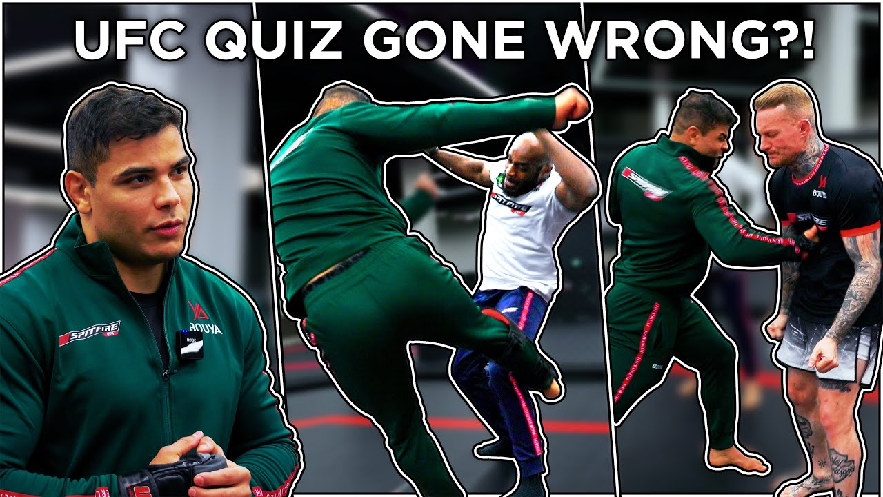 If we Fail this UFC Quiz, Paulo Costa beats us up... - YouTube