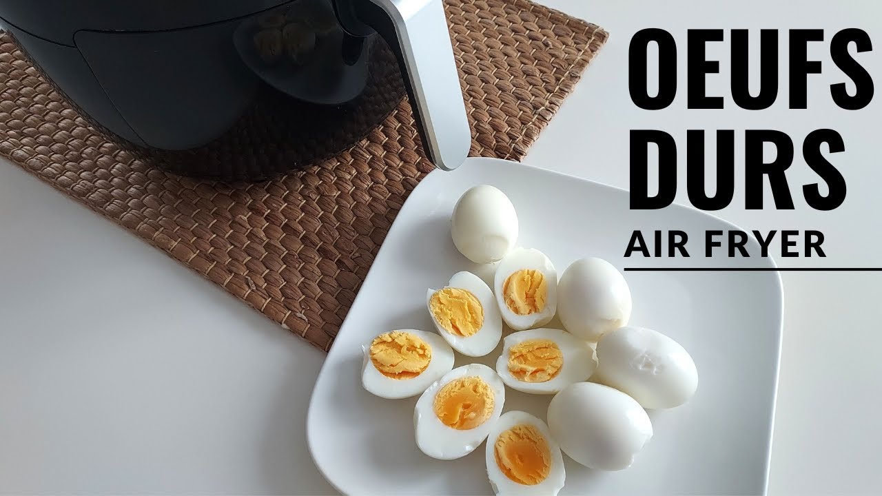OEUFS DURS AU AIR FRYER #action 👍 - YouTube