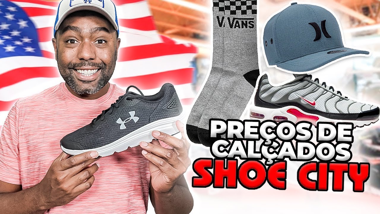 PREÇOS DA LOJA SHOES CITY NOS ESTADOS UNIDOS 2022 - YouTube