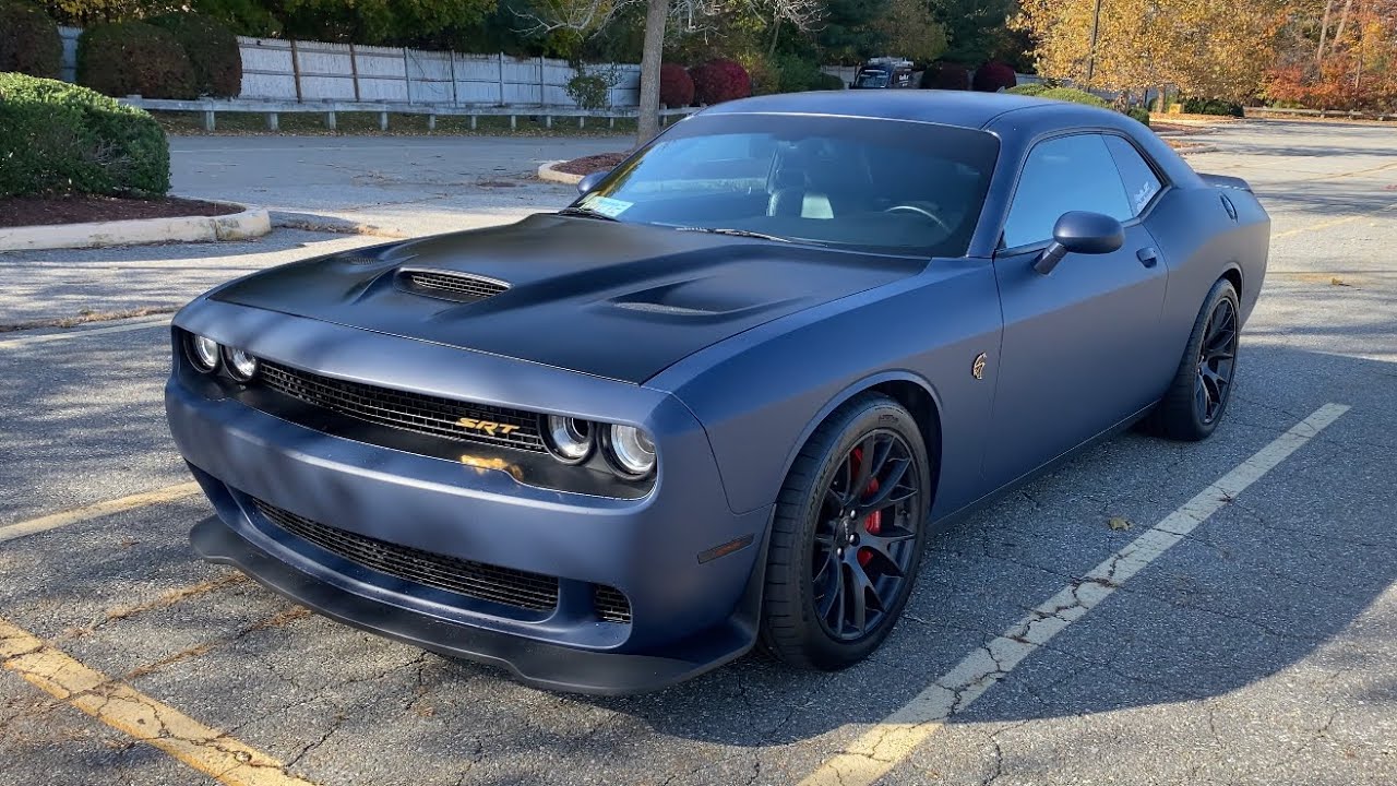 Wrapped 2016 Dodge Challenger SRT Hellcat | Walkaround - YouTube