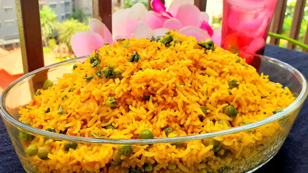 #fooddiary#spicymasalagreenpeasrice How to make Green Peas Rice(Food ...