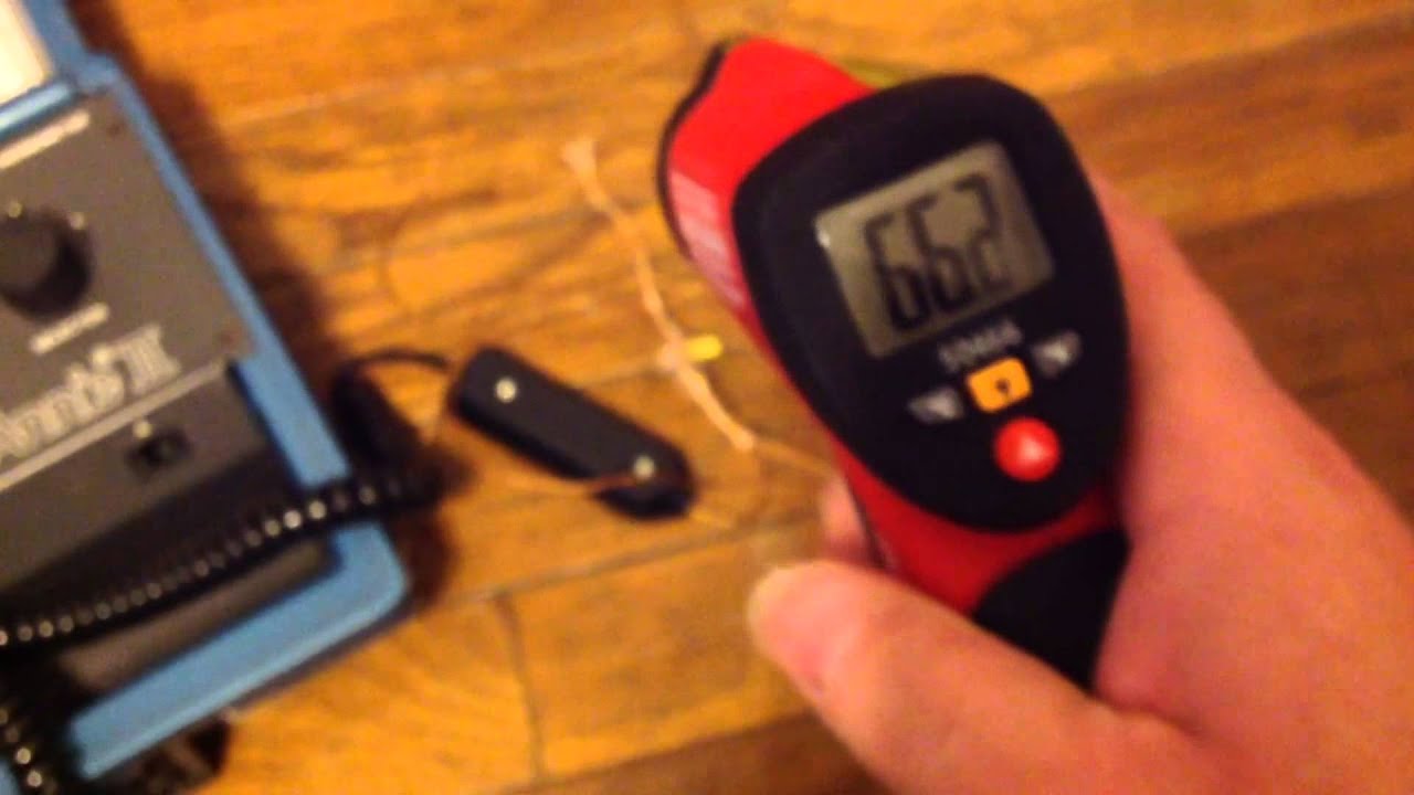 Craftsman infrared thermometer - YouTube