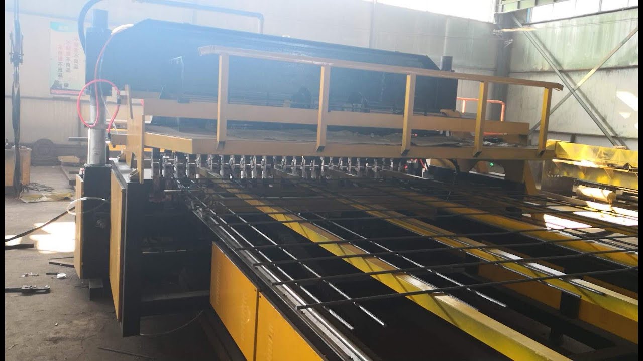 pneumatic fully automatic iron wire brc steel bar reinforcing mesh ...