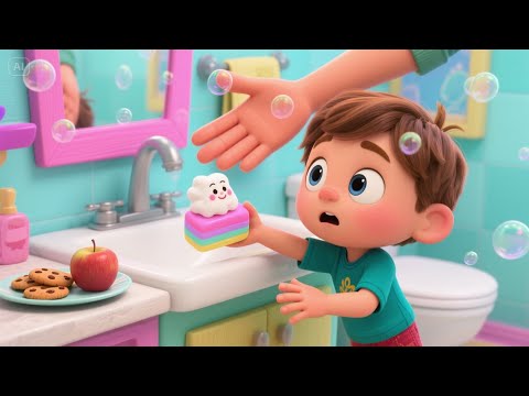 No No! Don’t Eat the Soap – Bubbly Belly! | Funny Hygiene Song for Kids | Learn Clean the Silly Way!