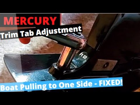 How to Adjust Mercury Outboard Trim Tabs to Save Money! - YouTube