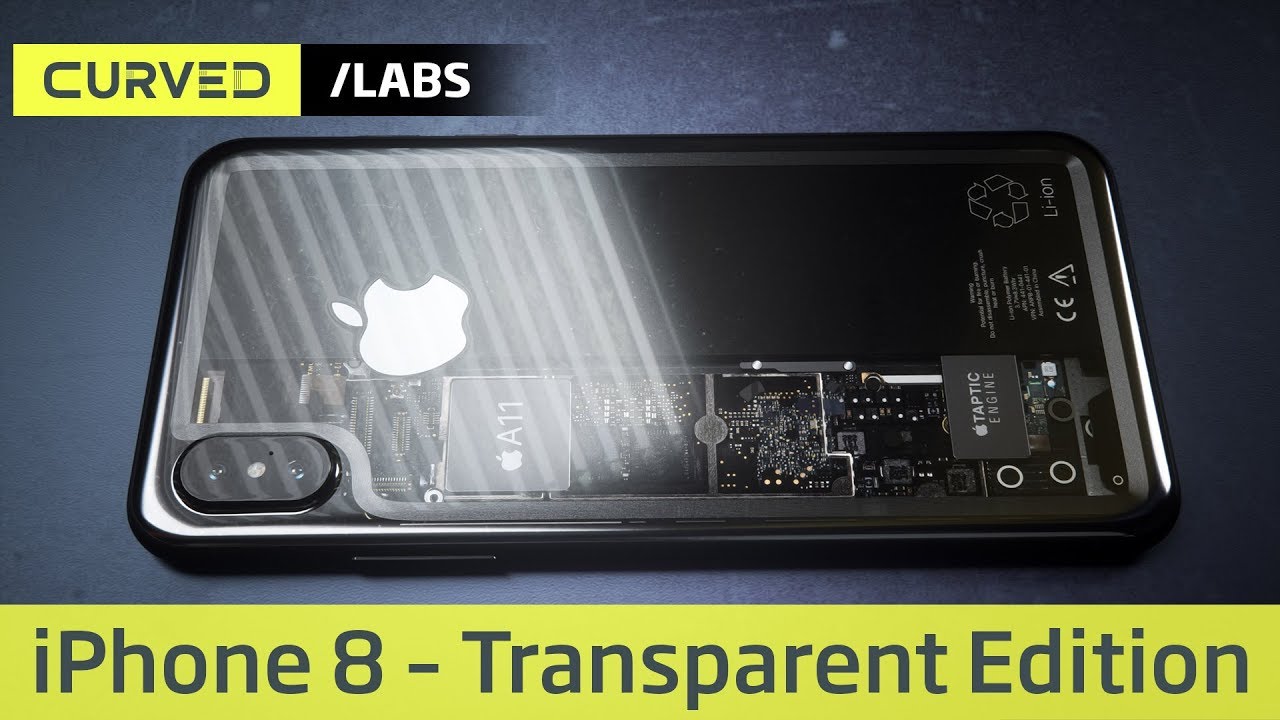 CURVED/labs: iPhone 8 transparent (Glass Edition) - YouTube