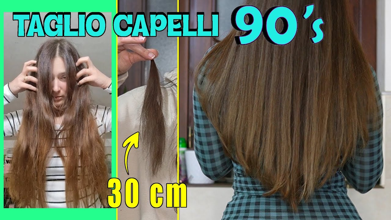 tagliare i capelli da soli COME DAL PARRUCCHIERE 😍 TAGLIO CAPELLI ...