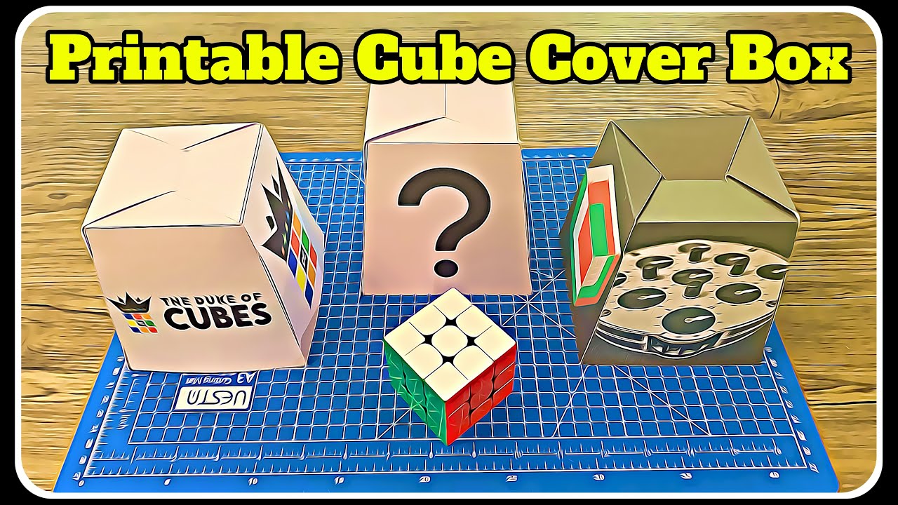 How To Make A Cube Cover Box Print Your Own Custom Cube Cover Box How To Make A Cube Cover Box Print Your Own Custom Cube Cover Box