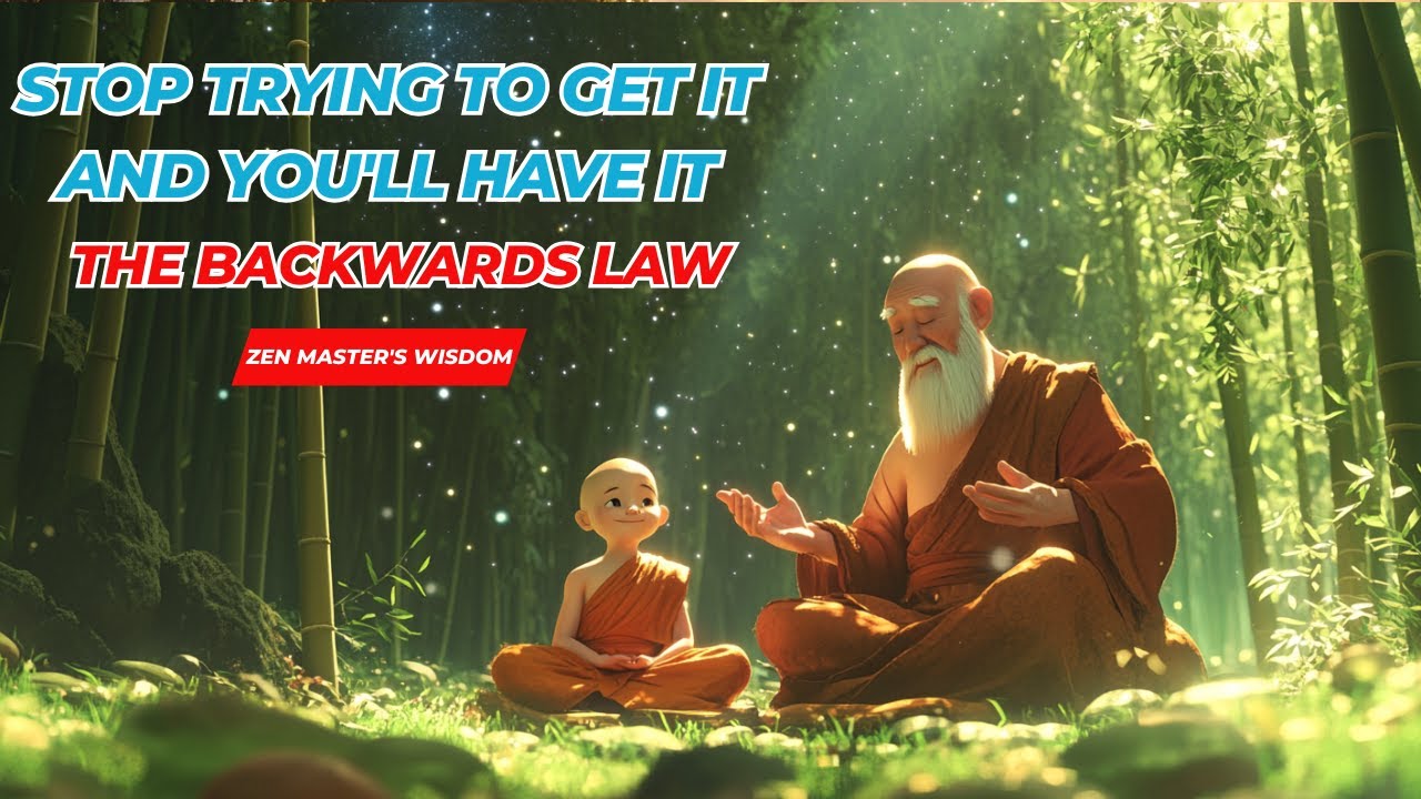 Stop Trying to Get It And You'll Have It | The Backwards Law | Zen ...