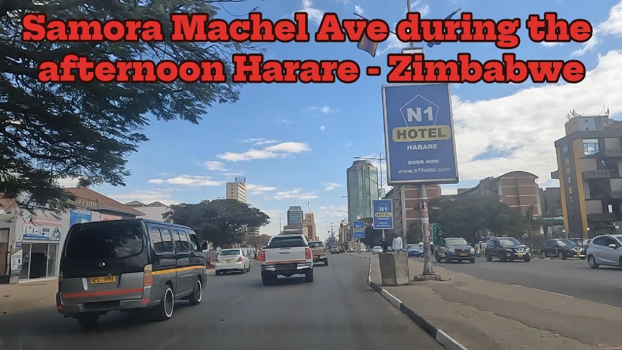 Samora Machel Ave the busiest road in Harare Zimbabwe - YouTube