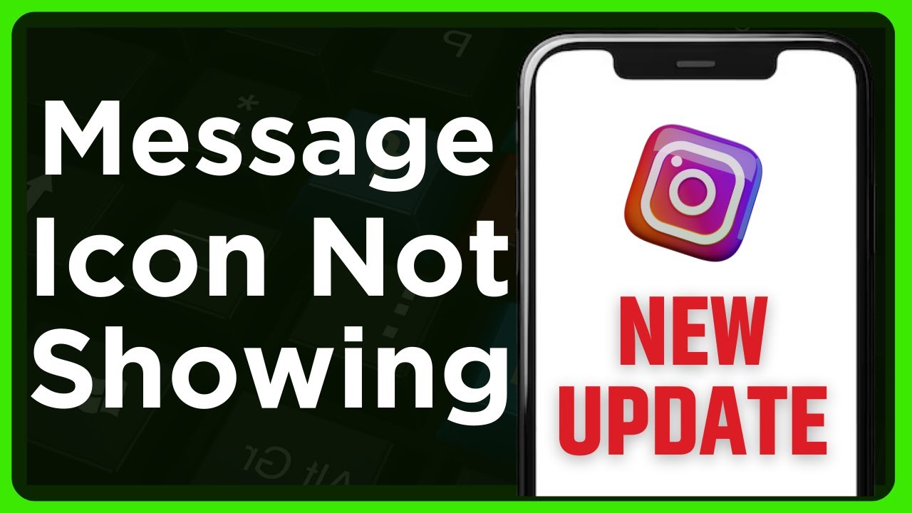Instagram Message Icon Missing - Instagram Dm (Direct Message) Option ...