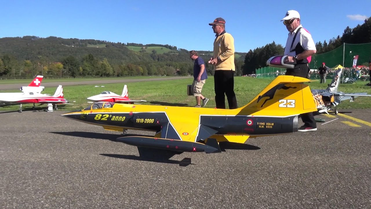 RC Jet Special Livery Starfighter F-104 Italien Airforce turbine Model ...