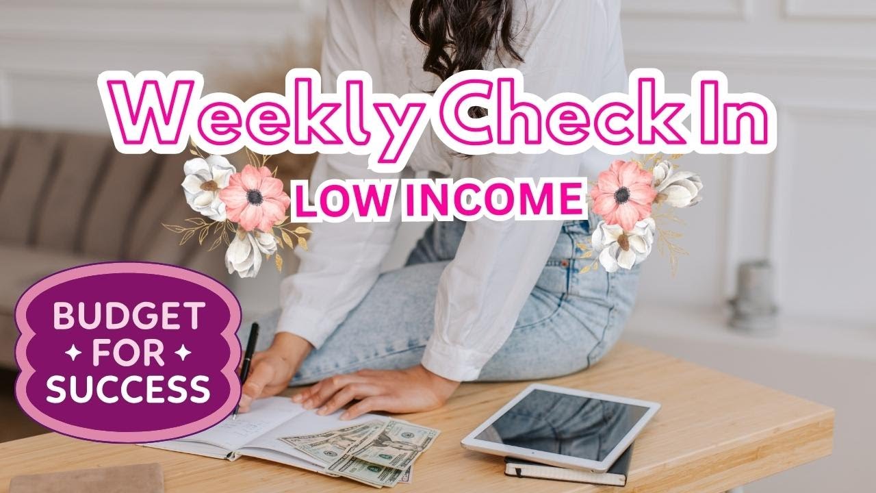 Low Income Weekly Check In September 1st week #weeklycheckin # ...