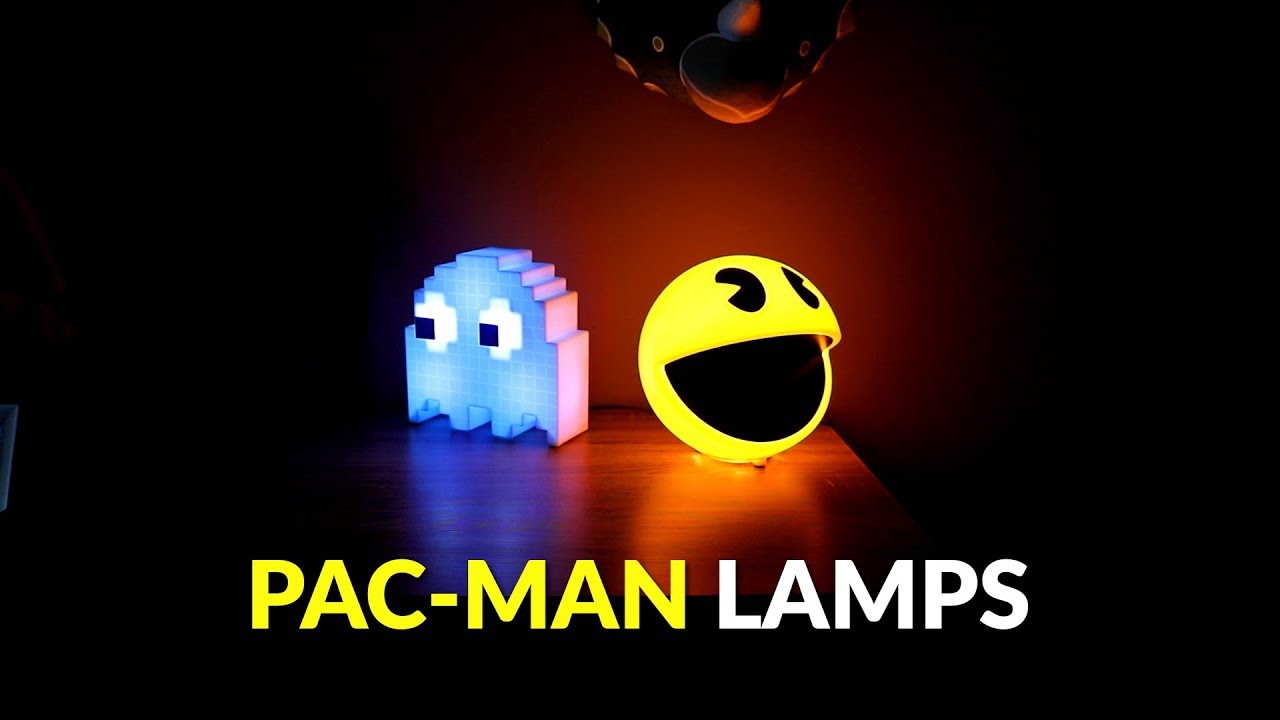 Pac-Man Lamps - YouTube