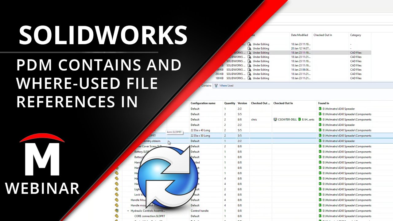 Using Contains and Where Used - SOLIDWORKS PDM End User Training 7/11 ...