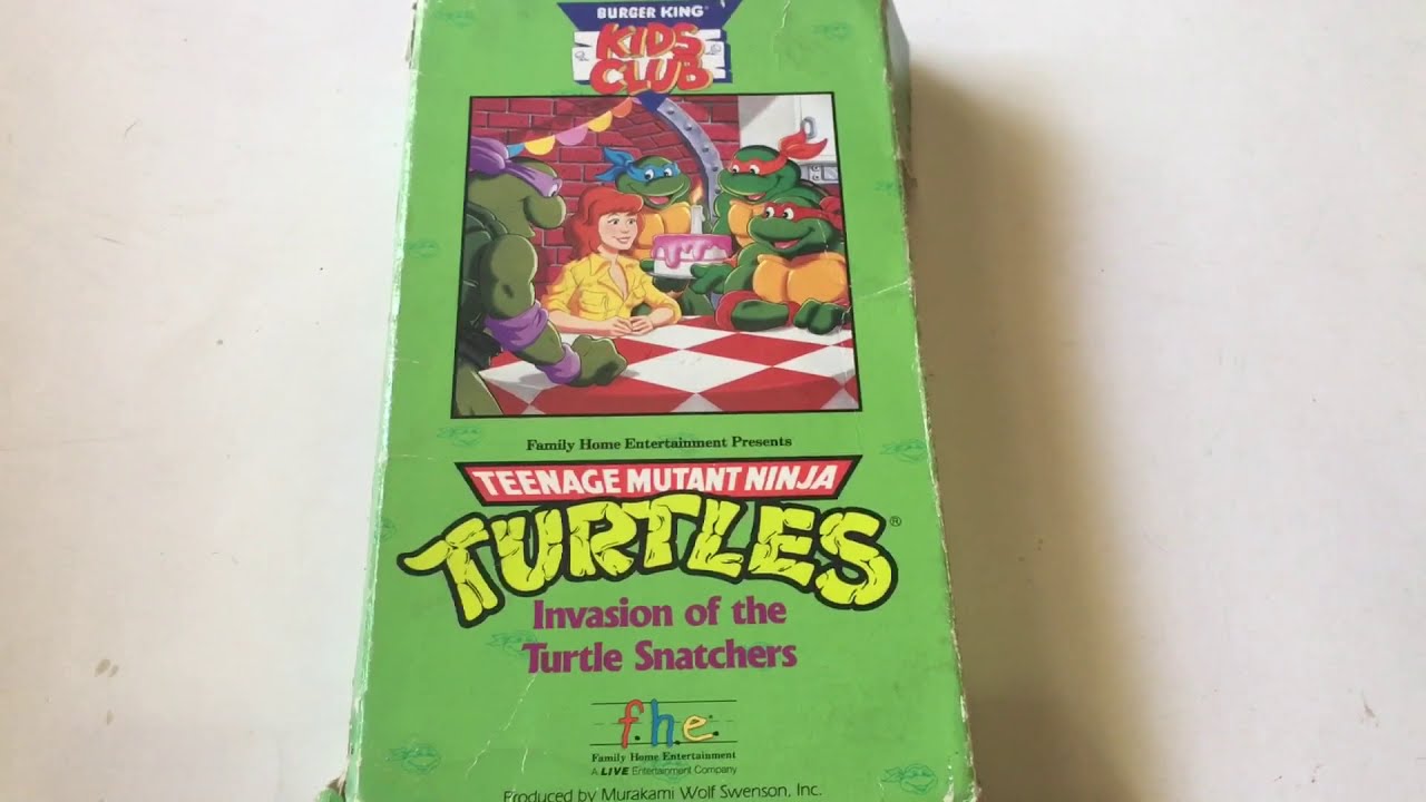 Teenage Mutant Ninja Turtles * Invasion of the Turtle Snatchers * VHS ...