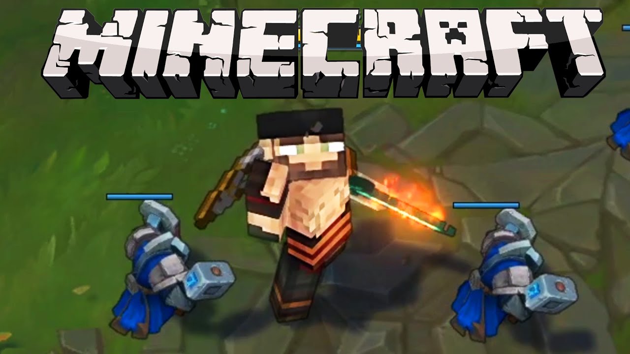 Minecraft Steve in League of Legends - YouTube