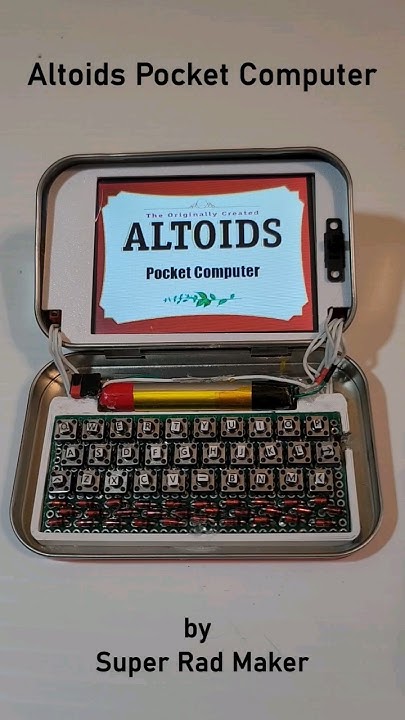 🤩 Altoids Pocket Computer 🤯 #electronics #arduino #cyberdeck - YouTube