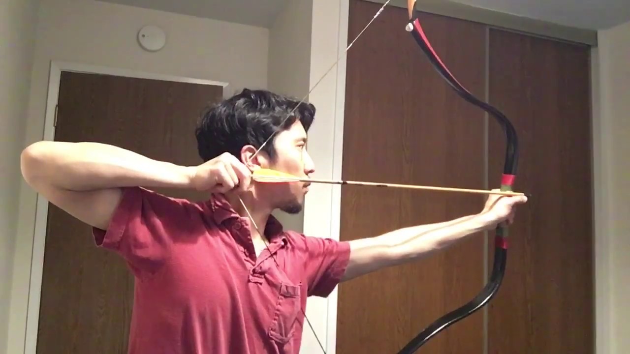 Form Practice with Ming Horn Bow, 60# - YouTube