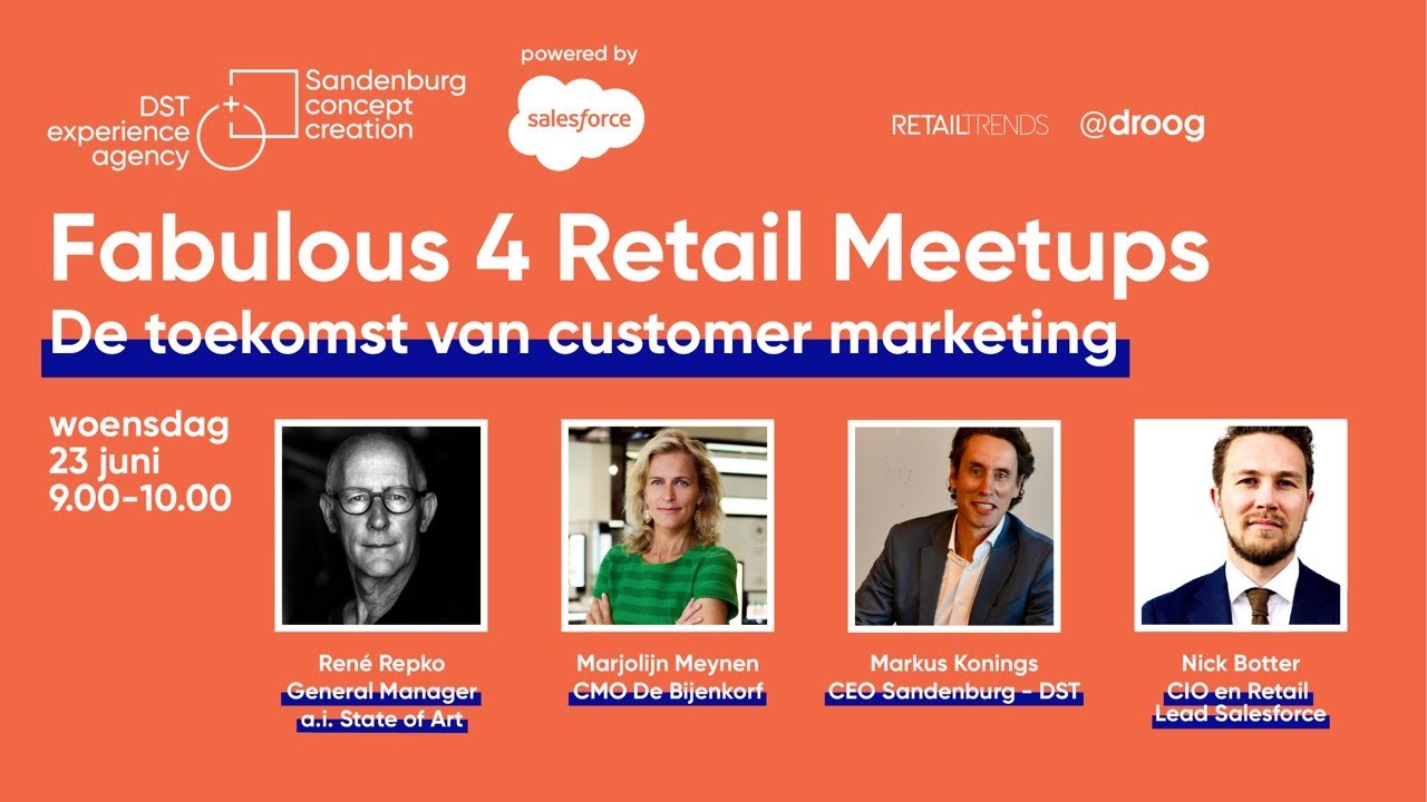 Fabulous Four Retail MeetUp; René Repko, Marjolijn Meynen, Markus ...