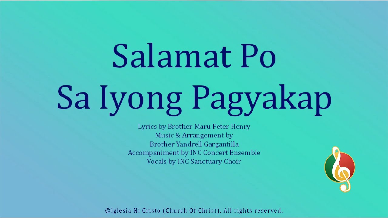 Salamat Po Sa Iyong Pagyakap - YouTube