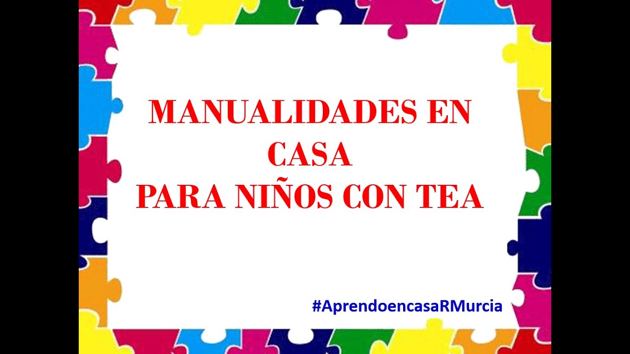 Manualidades en Casa para niños/as con TEA - YouTube
