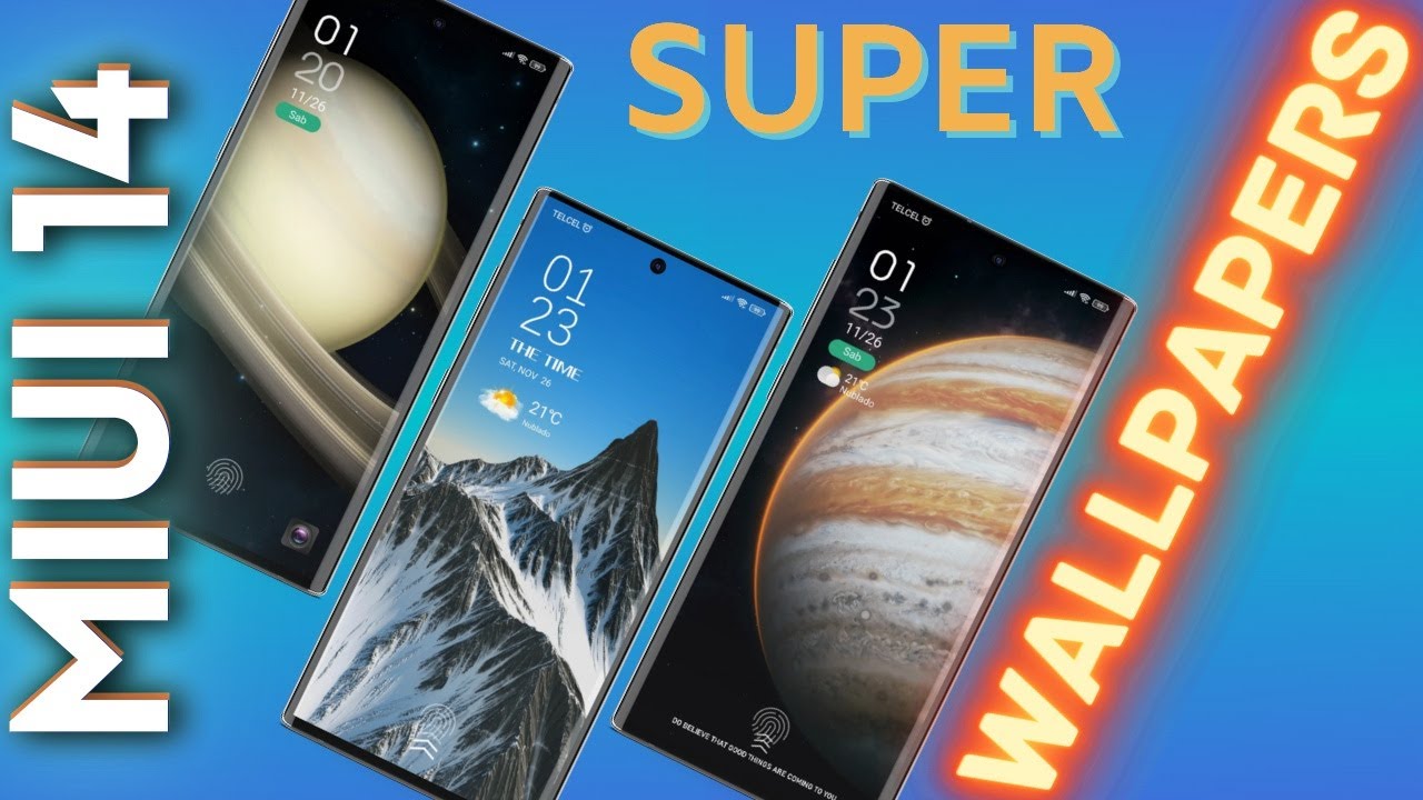 Nuevos super WALLPAPERS de MIUI 14 para cualquier Xiaomi Miui 12 y 13 - YouTube