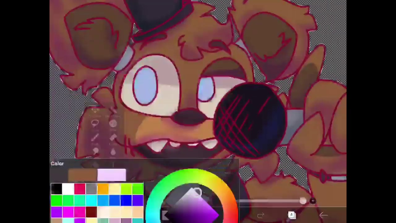 Freddy Fazbear! (FNaF SpeedPaint) - YouTube