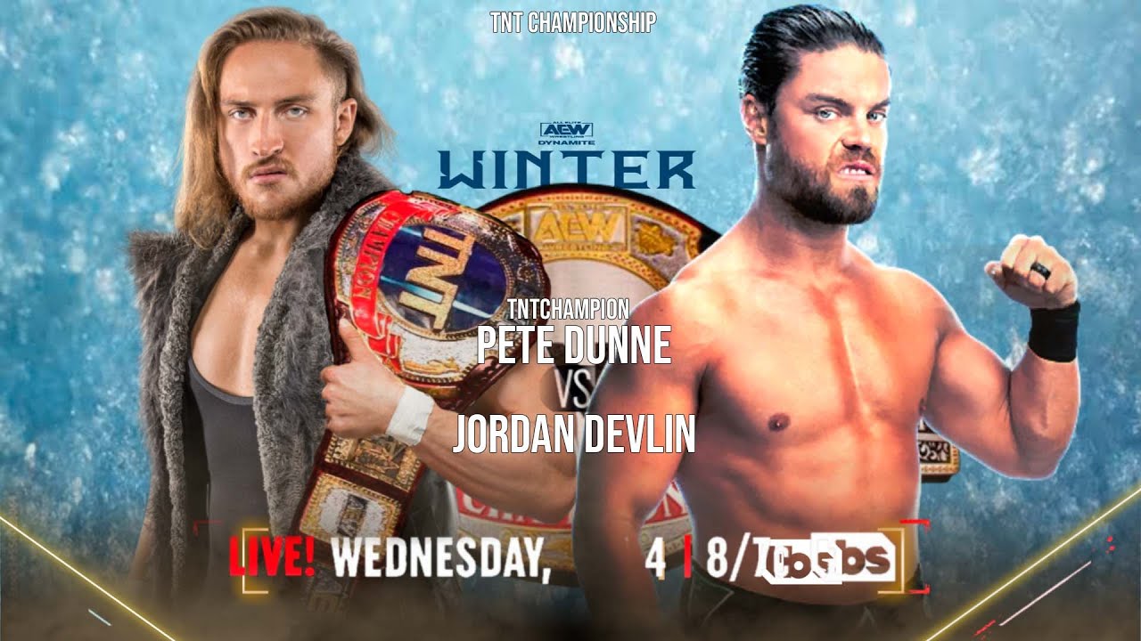 Dynamite Winter is Coming - Jordan Devlin vs. Pete Dunne - YouTube