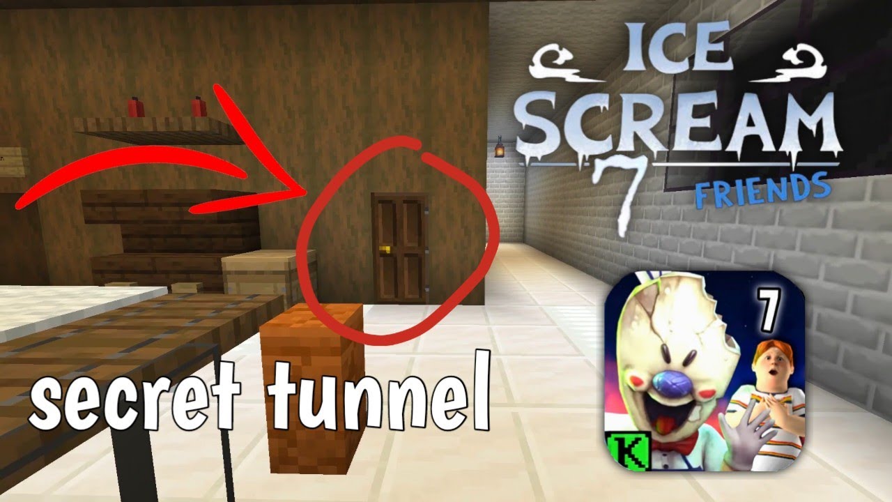 ICE SCREAM 7 SECRET TUNNEL TO EXTRACTION ROOM | ICE SCREAM 7 IN ...