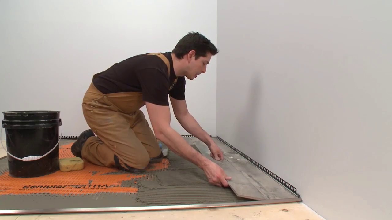 Schluter Reno-TK Trim Installation Introduction and How-To - YouTube