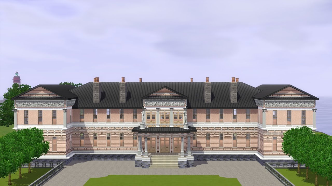 The Sims 3 - Building a Classic Mansion - YouTube