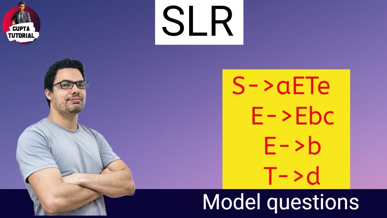 Slr Parsing Table Simple Lr Parser Model Question 5273