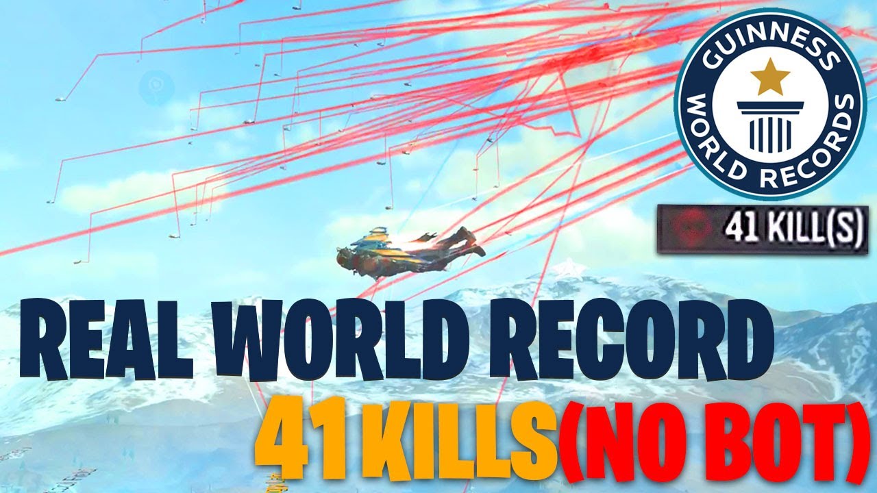 REAL WORLD RECORD 41 KILLS (NO BOT) CALL OF DUTY MOBILE BATTLE ROYALE ...