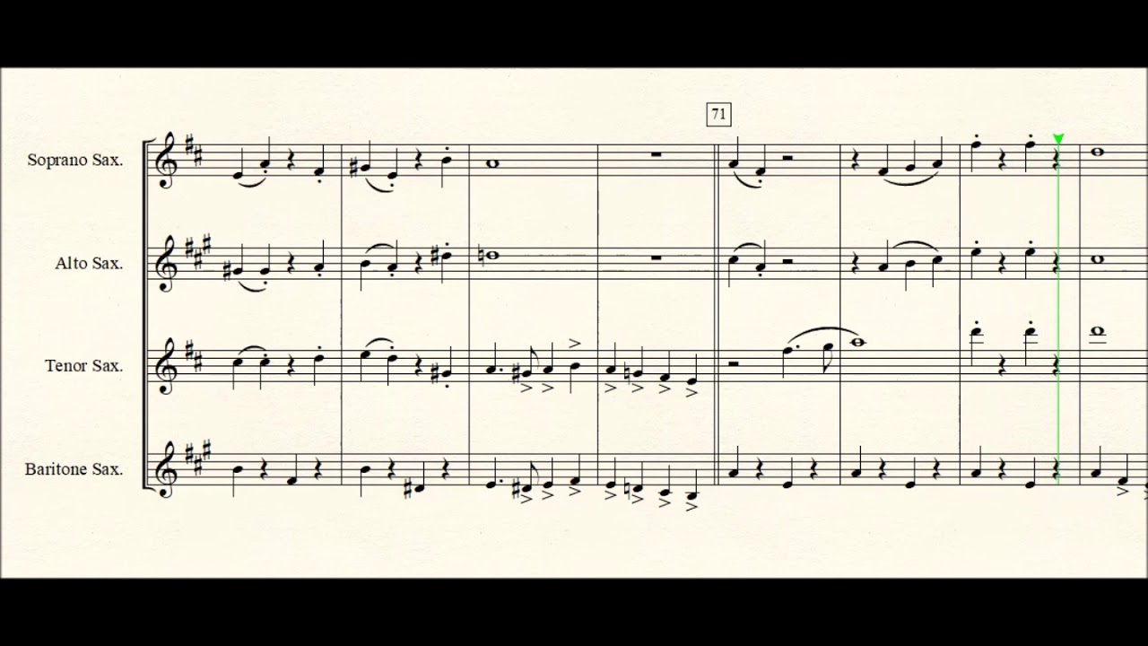 Colonel Bogey for Saxophone quartet. - YouTube