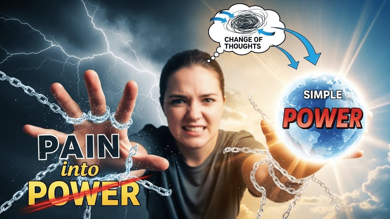 How to transform PAIN into POWER with a Simple CHANGE of THOUGHTS - YouTube