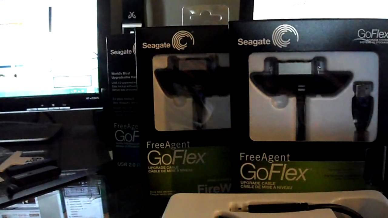 Adapters for the Seagate FreeAgent GoFlex Drive - YouTube